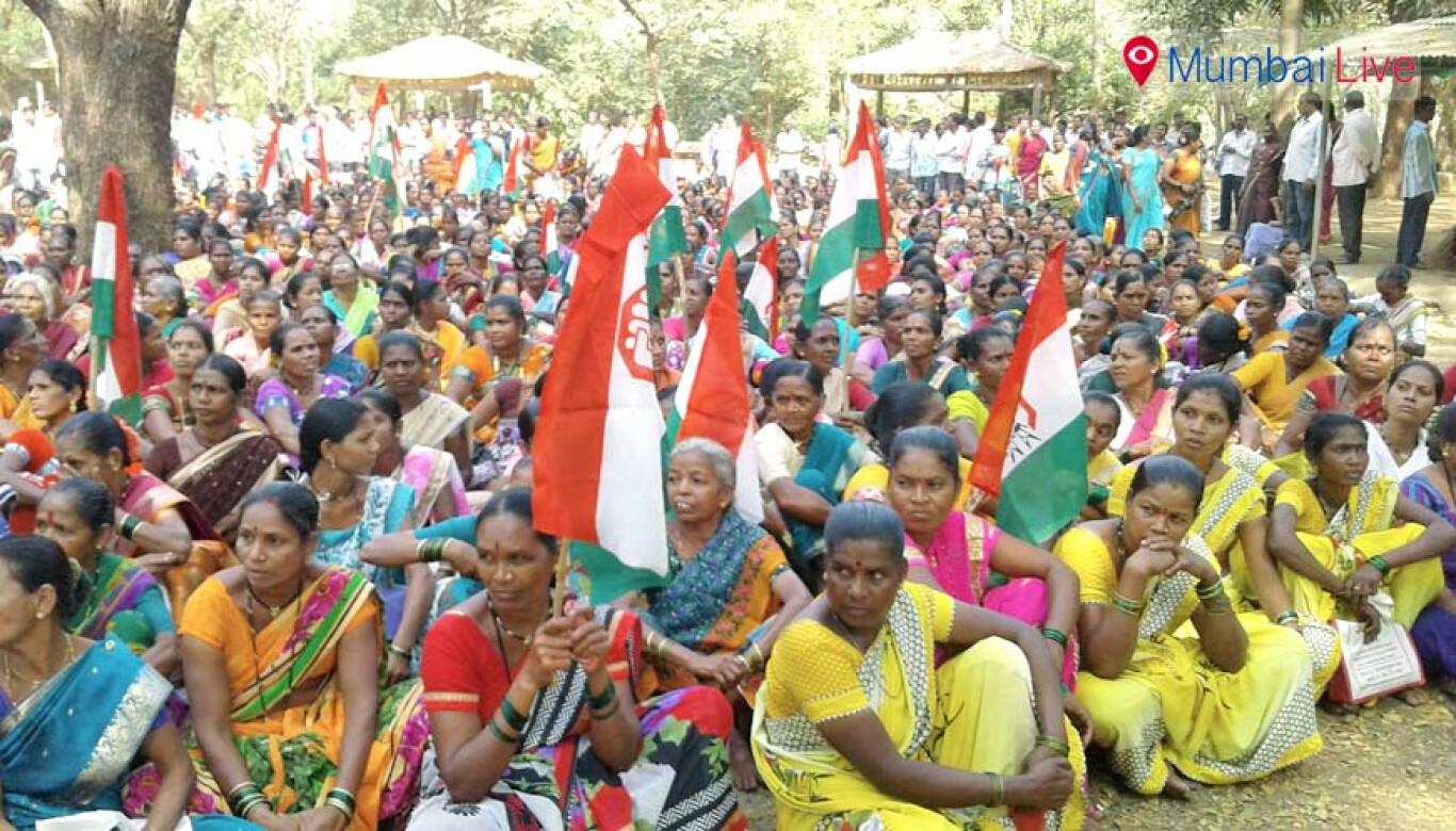 Adivasi community protests | Borivali | Mumbai Live
