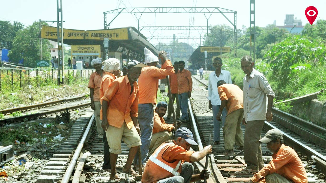 Ambernath Station along with Central Railway Lines to experience Mega ...