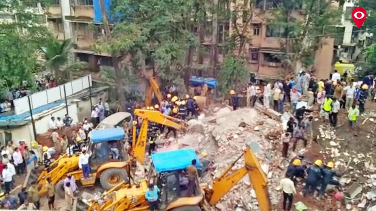 Mumbai: Four-storey building collapses in Ghatkopar, One killed ...