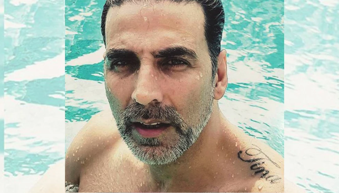 Akshay's New Tattoo says 'Tina' | Mumbai Live