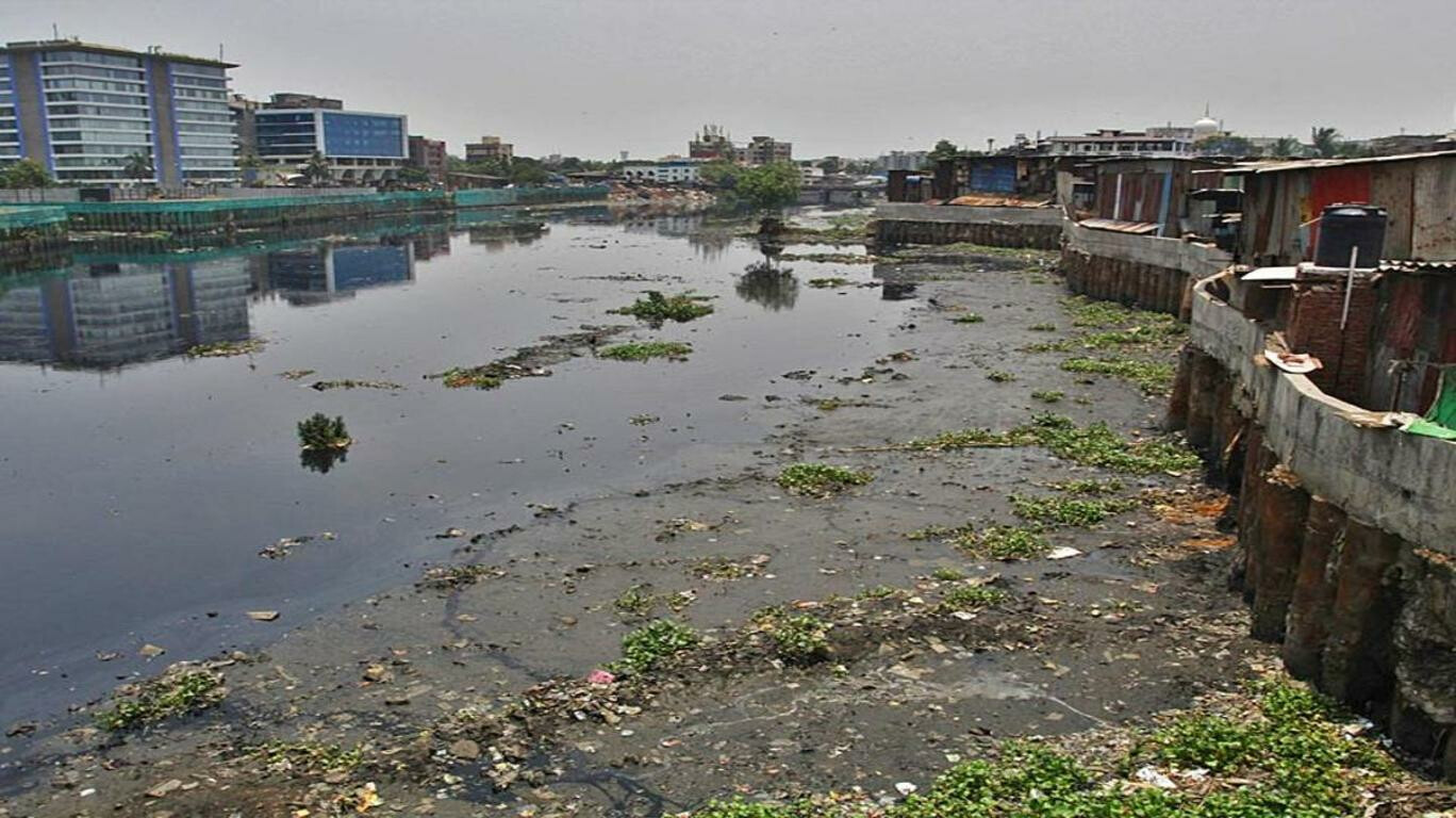 Waste Flowing In Mithi River Raises Concerns During Mumbai Monsoon